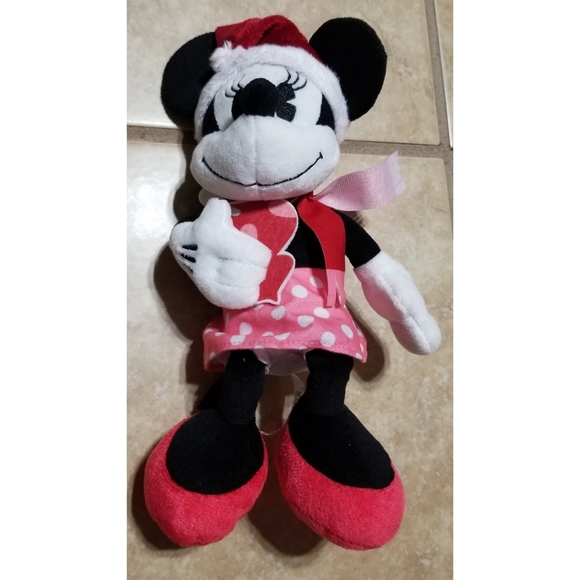 Disney | Toys | Disneys Santa Mickey And Minnie Mouse Christmas 9 Inch ...